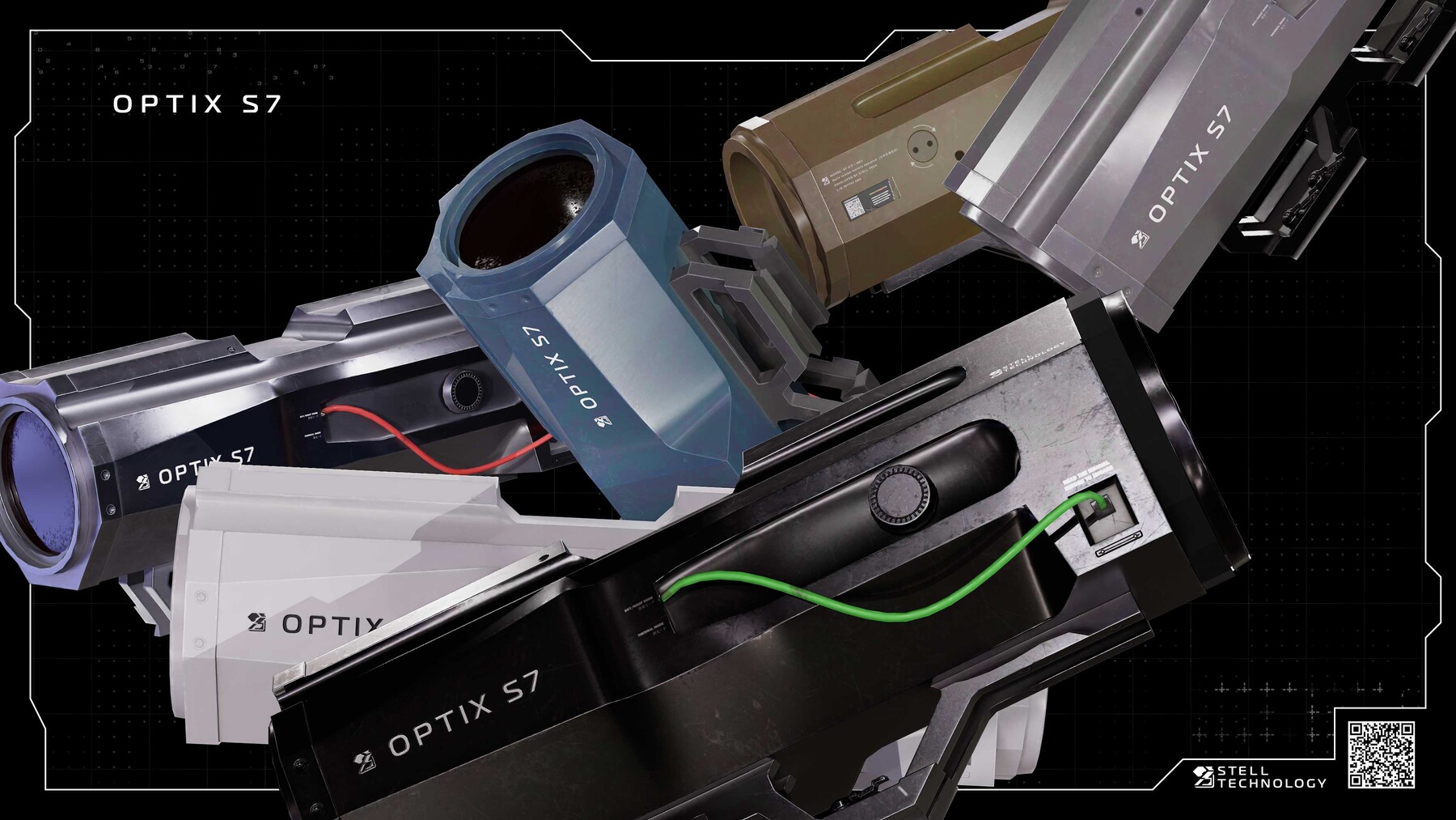 ArtStation - OPTIX S7 SCOPE | STELL TECH | Game Assets