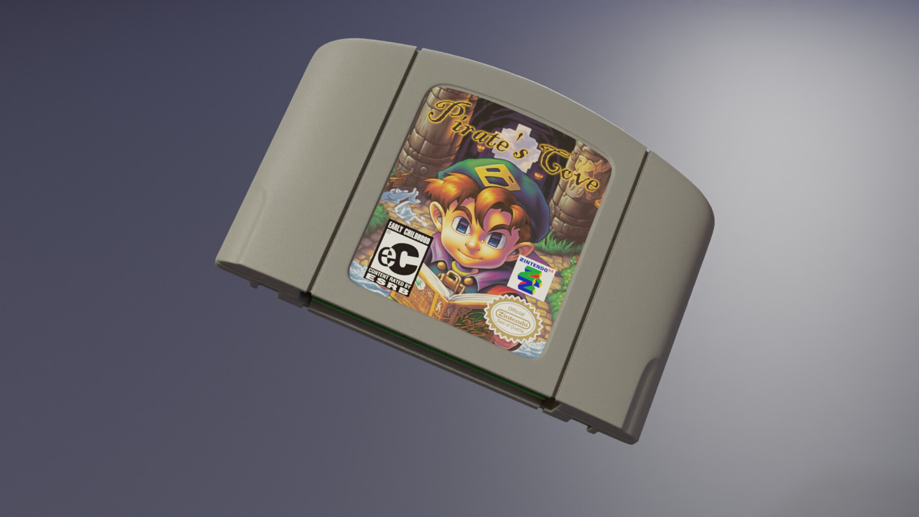 ArtStation - High resolution N64 Cartridge Model | Game Assets