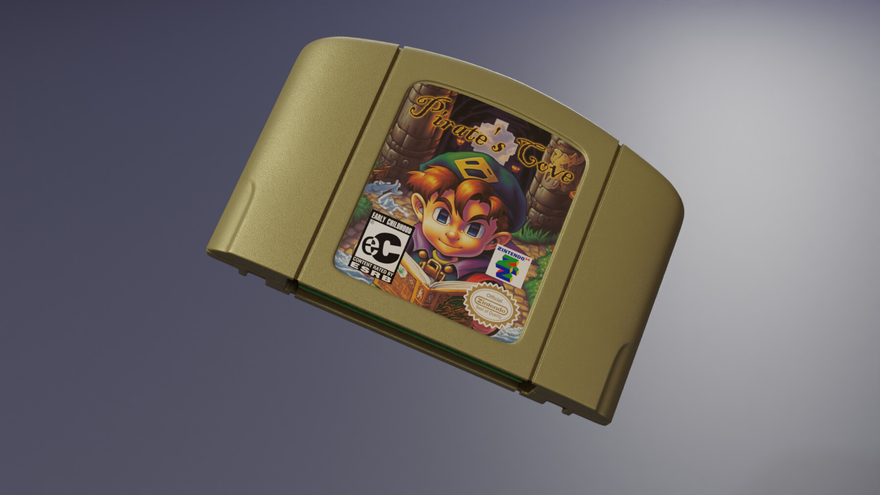 ArtStation - High resolution N64 Cartridge Model | Game Assets