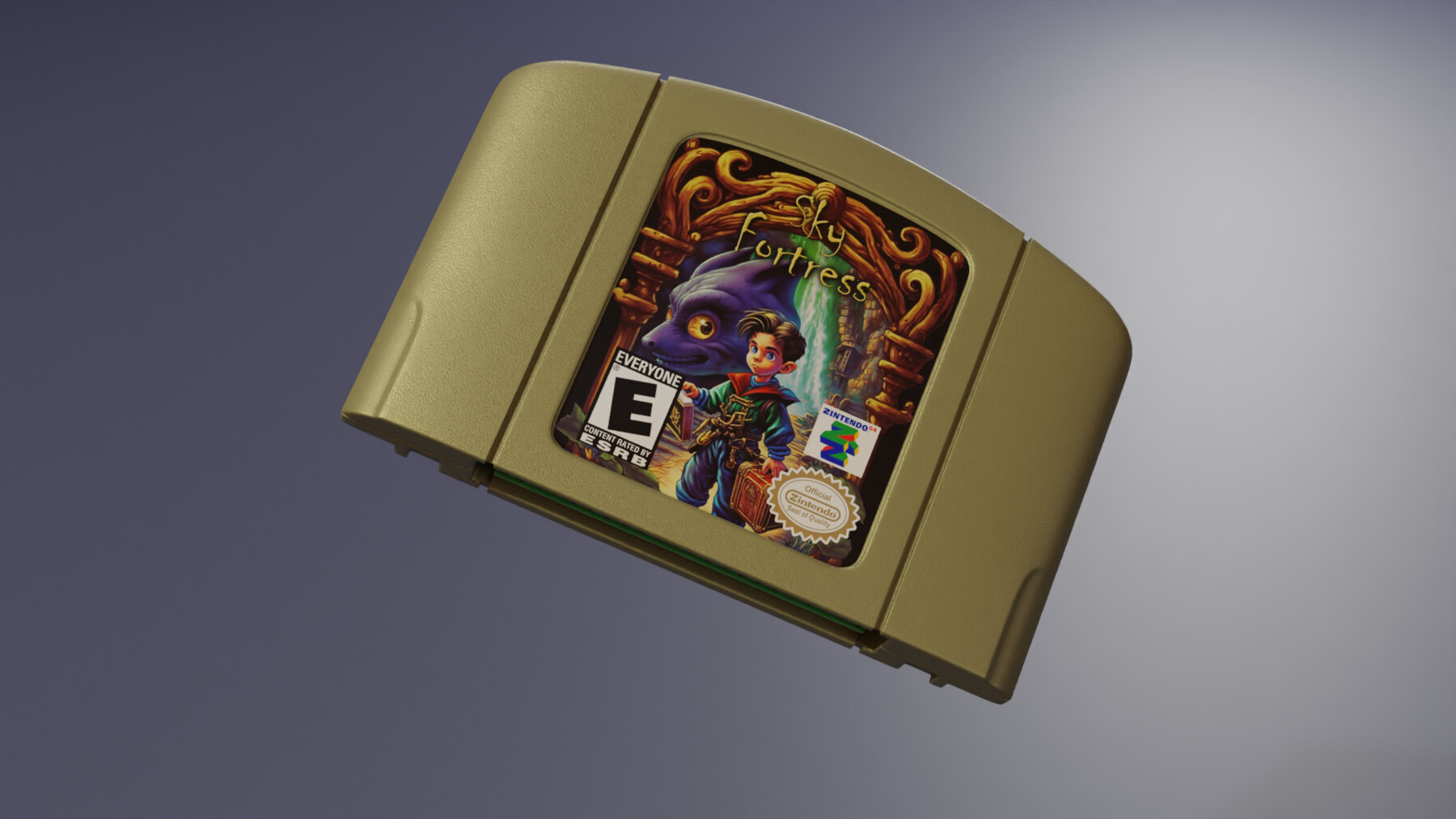 ArtStation - High resolution N64 Cartridge Model | Game Assets