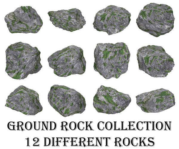 ArtStation - Ground Rock Collection | Resources