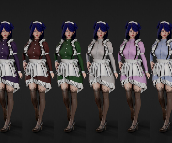 ArtStation - Maid | Game Assets