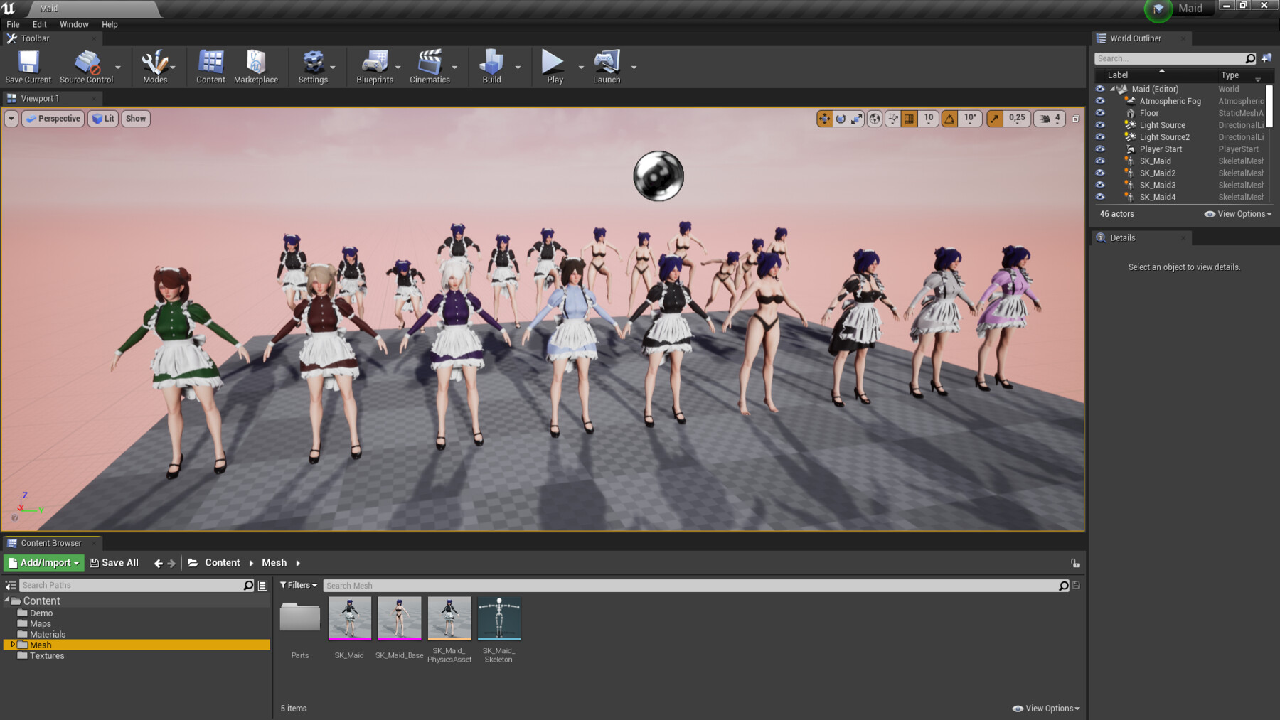 ArtStation - Maid | Game Assets