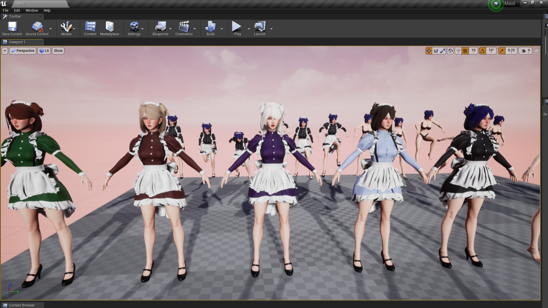 ArtStation - Maid | Game Assets