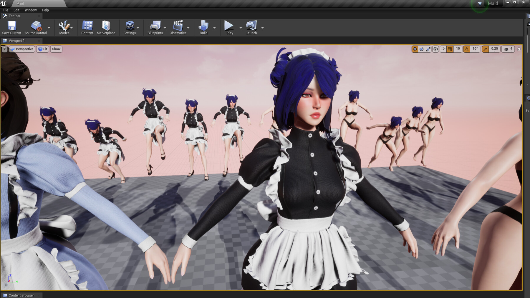 ArtStation - Maid | Game Assets