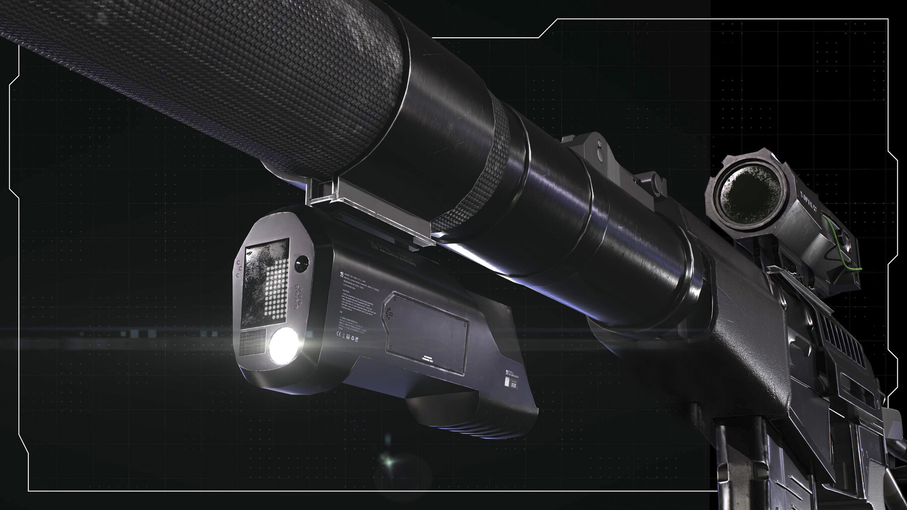 ArtStation - FLASHLIGHT RING RIFLE MOUNT | STELL TECH | Game Assets