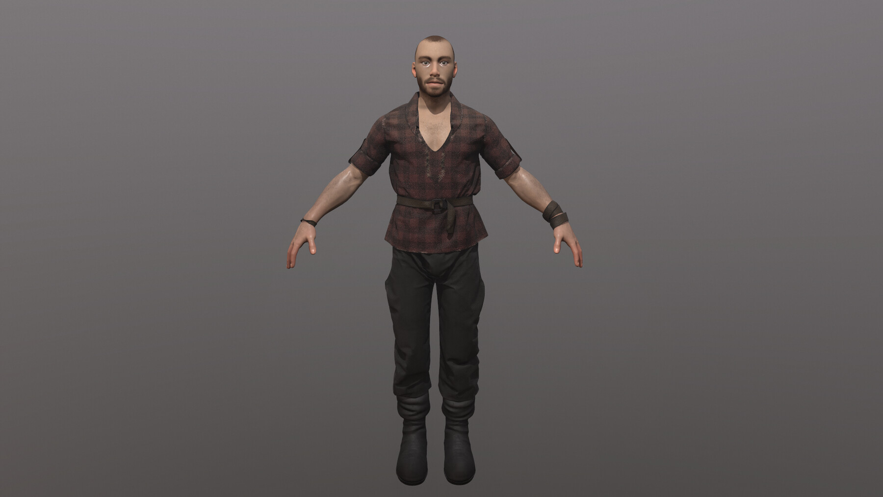 ArtStation - Medieval Village Character | Game Assets