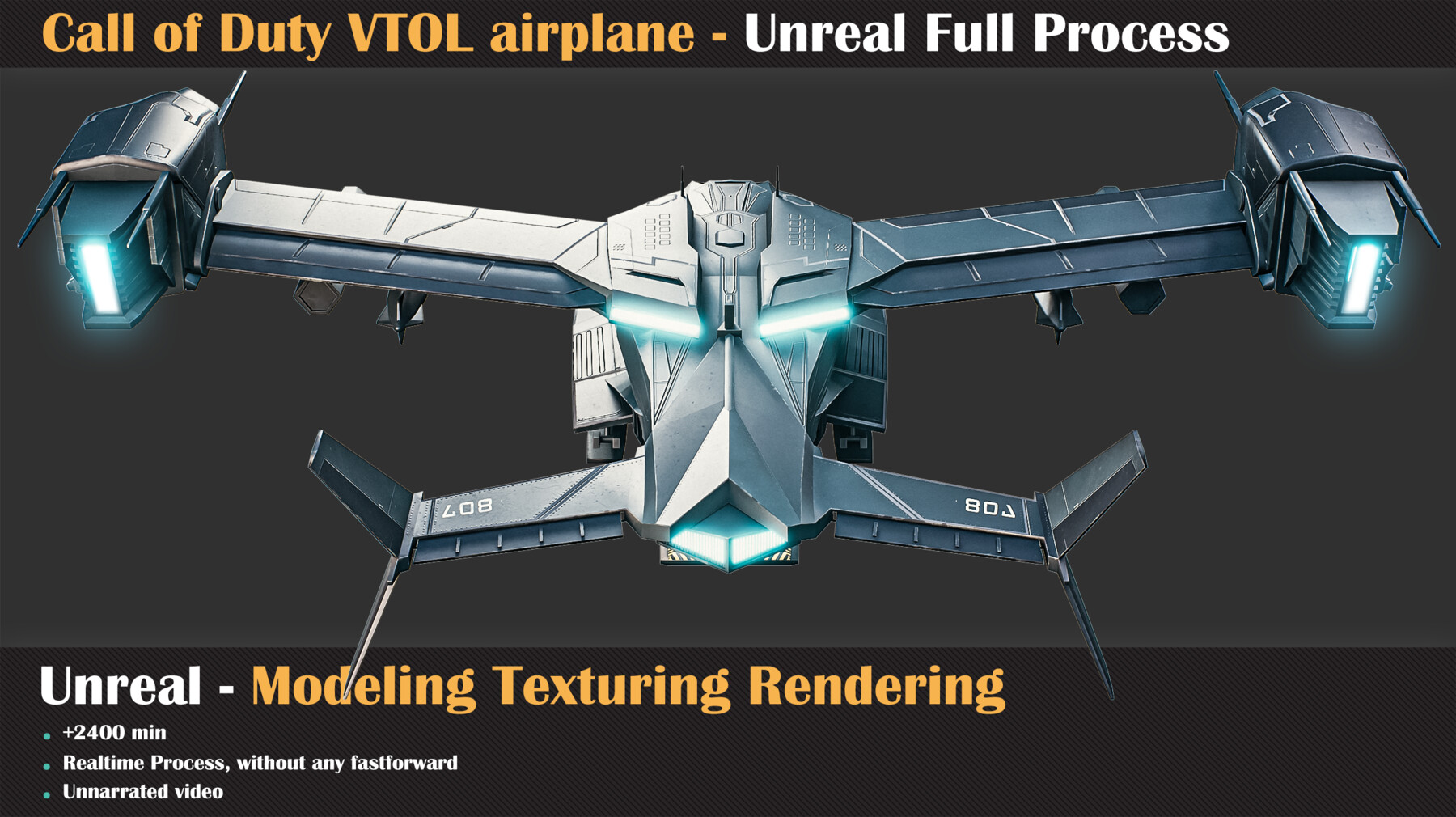 ArtStation - Call Of Duty VTOL airplane - Unreal Tutorial | Tutorials