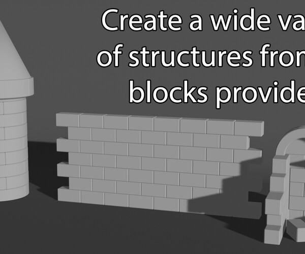 ArtStation - 29 Building Blocks for All Types of Structures - Texture ...