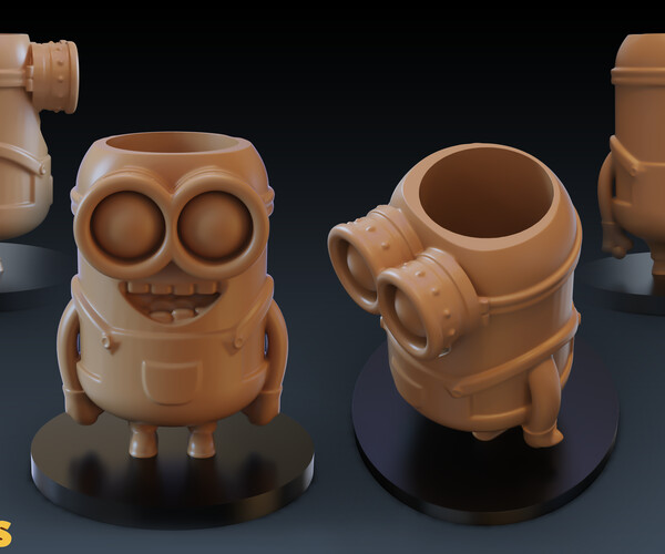 ArtStation - MINIONS: ACCESSORIES HOLDER | Resources
