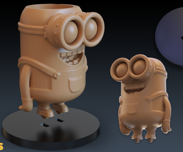 ArtStation - MINIONS: ACCESSORIES HOLDER | Resources