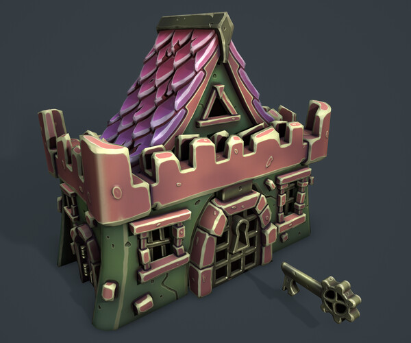 ArtStation - Castle chest | Game Assets