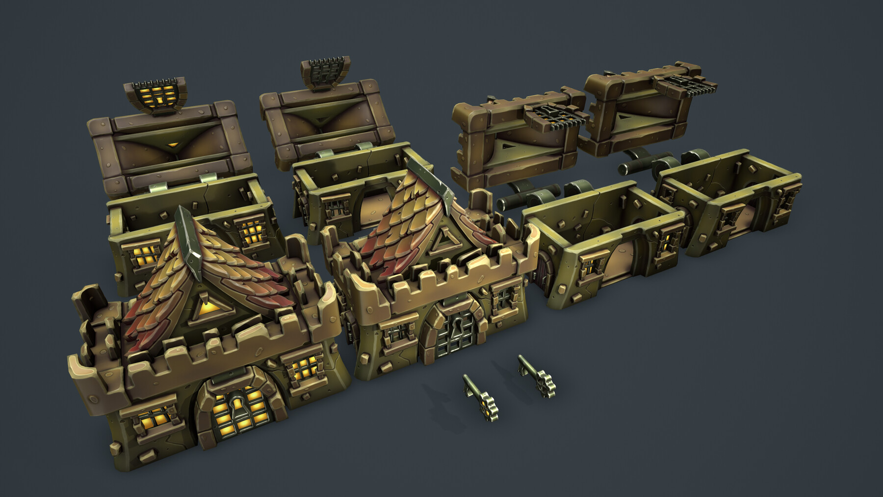 ArtStation - Castle chest | Game Assets