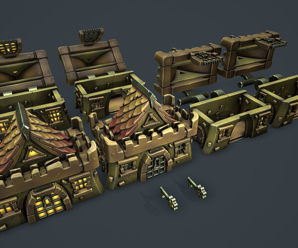 ArtStation - Castle chest | Game Assets