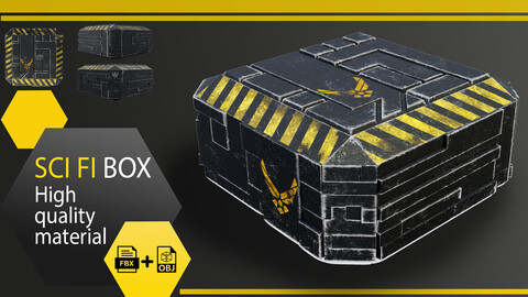 ArtStation - sci fi box 01 | Game Assets