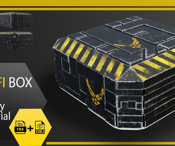 ArtStation - sci fi box 01 | Game Assets