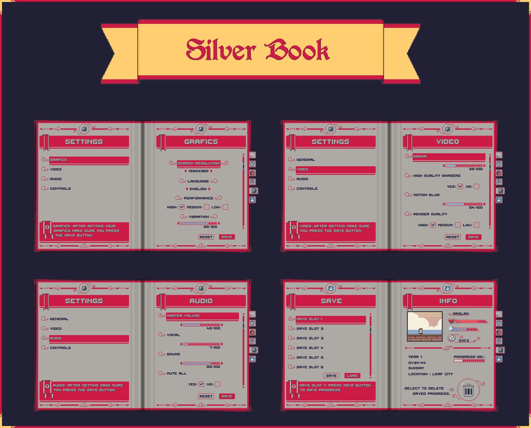 ArtStation - Pocket Inventory Series #1 : Adventure Book | Game Assets