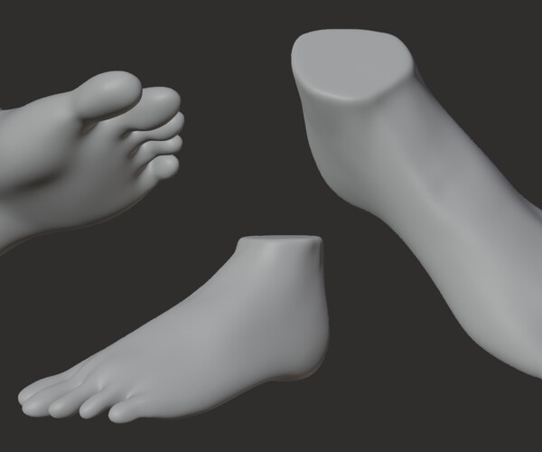 ArtStation - Female Anime Foot | Resources