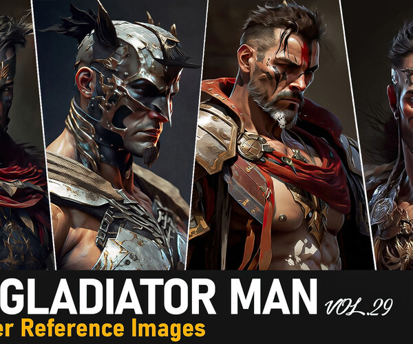 ArtStation - Gladiator Man VOL.29|4K Reference Images | Artworks