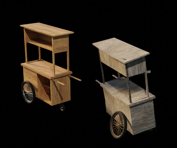 ArtStation - Wooden cart | Resources