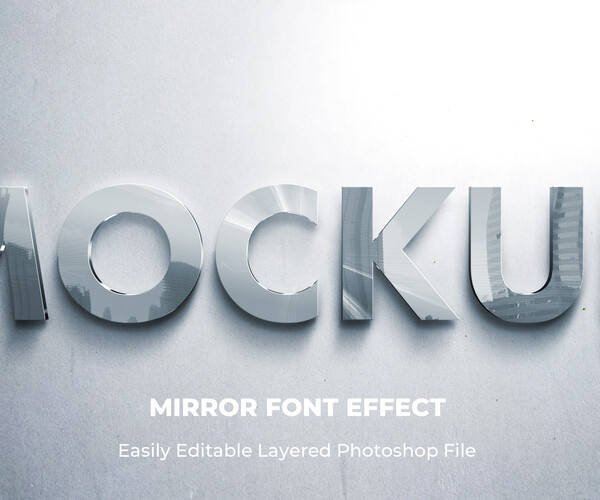ArtStation - 3D Mockup. PSD fully editable text effect. Layer style PSD ...