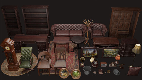 ArtStation - PBR Game ready cupboard | Game Assets