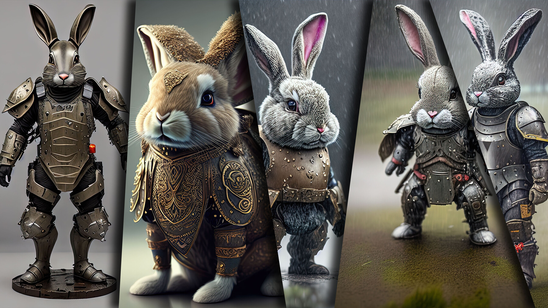 ArtStation - 107 Armored rabbits (More Than 8K Resolution) | Artworks