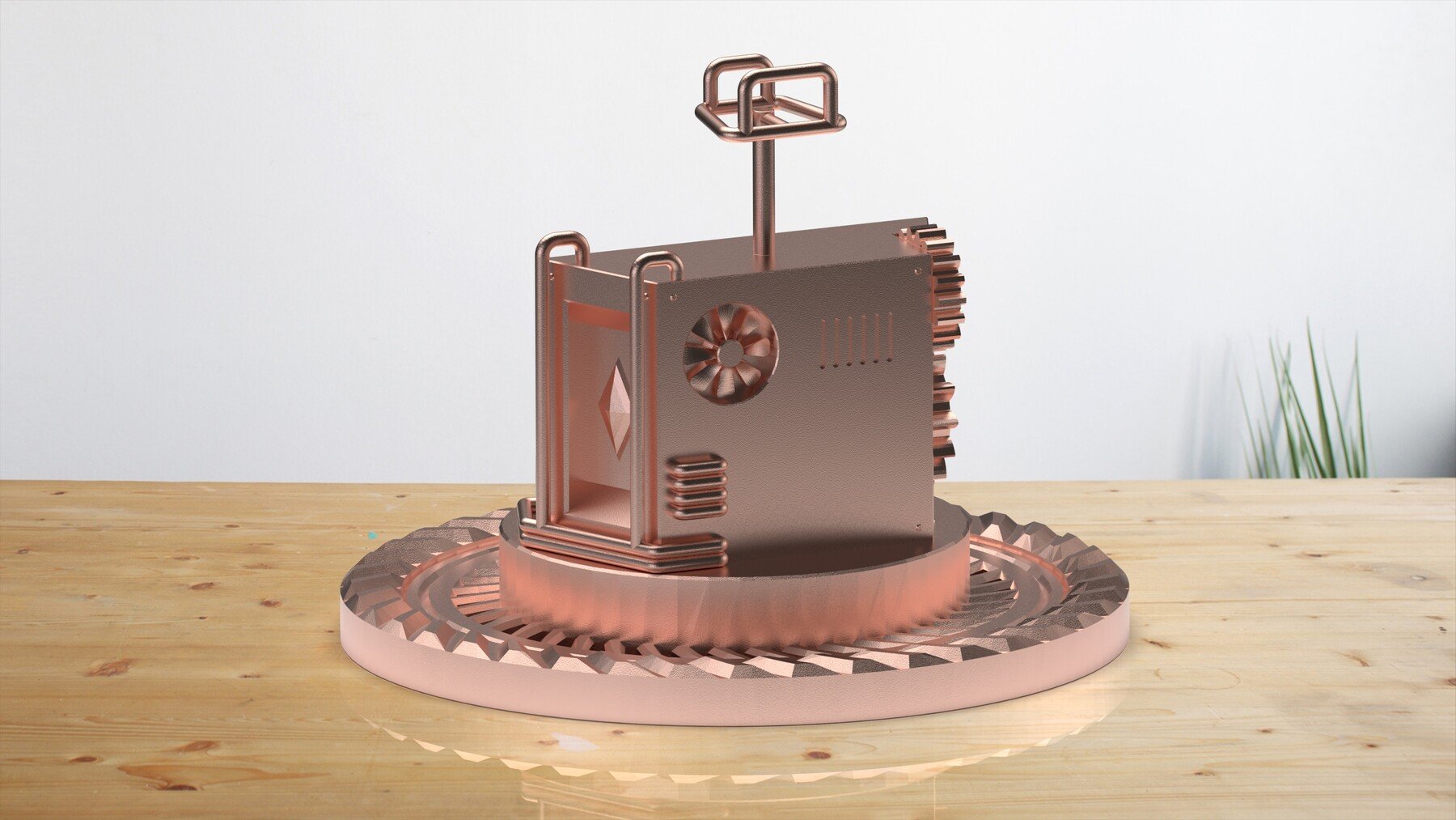 ArtStation - Steampunk Stand for Controller | Resources