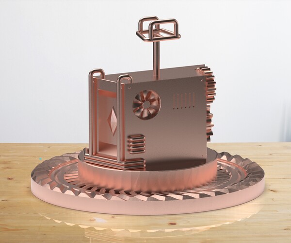 ArtStation - Steampunk Stand for Controller | Resources