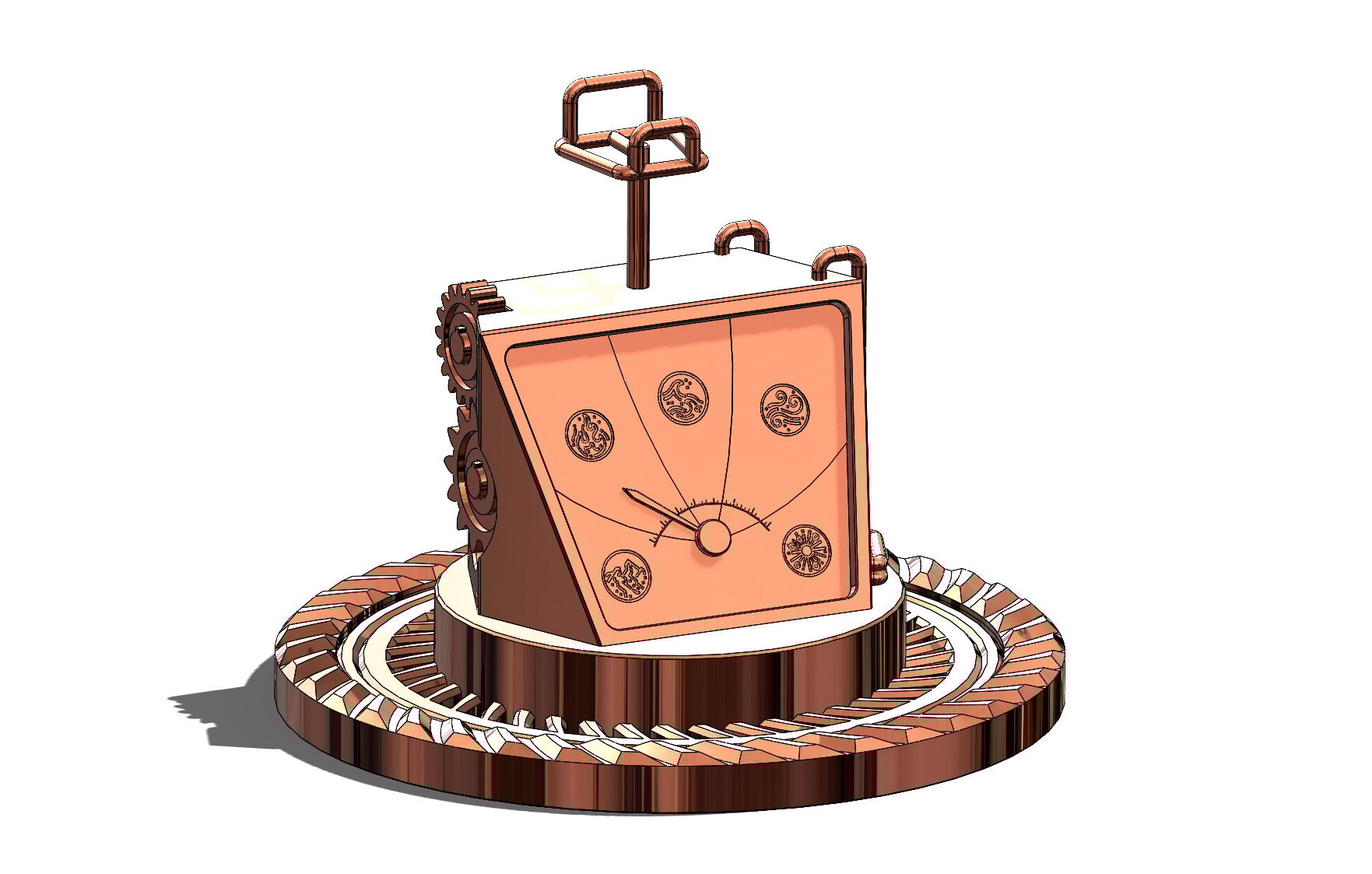 ArtStation - Steampunk Stand for Controller | Resources