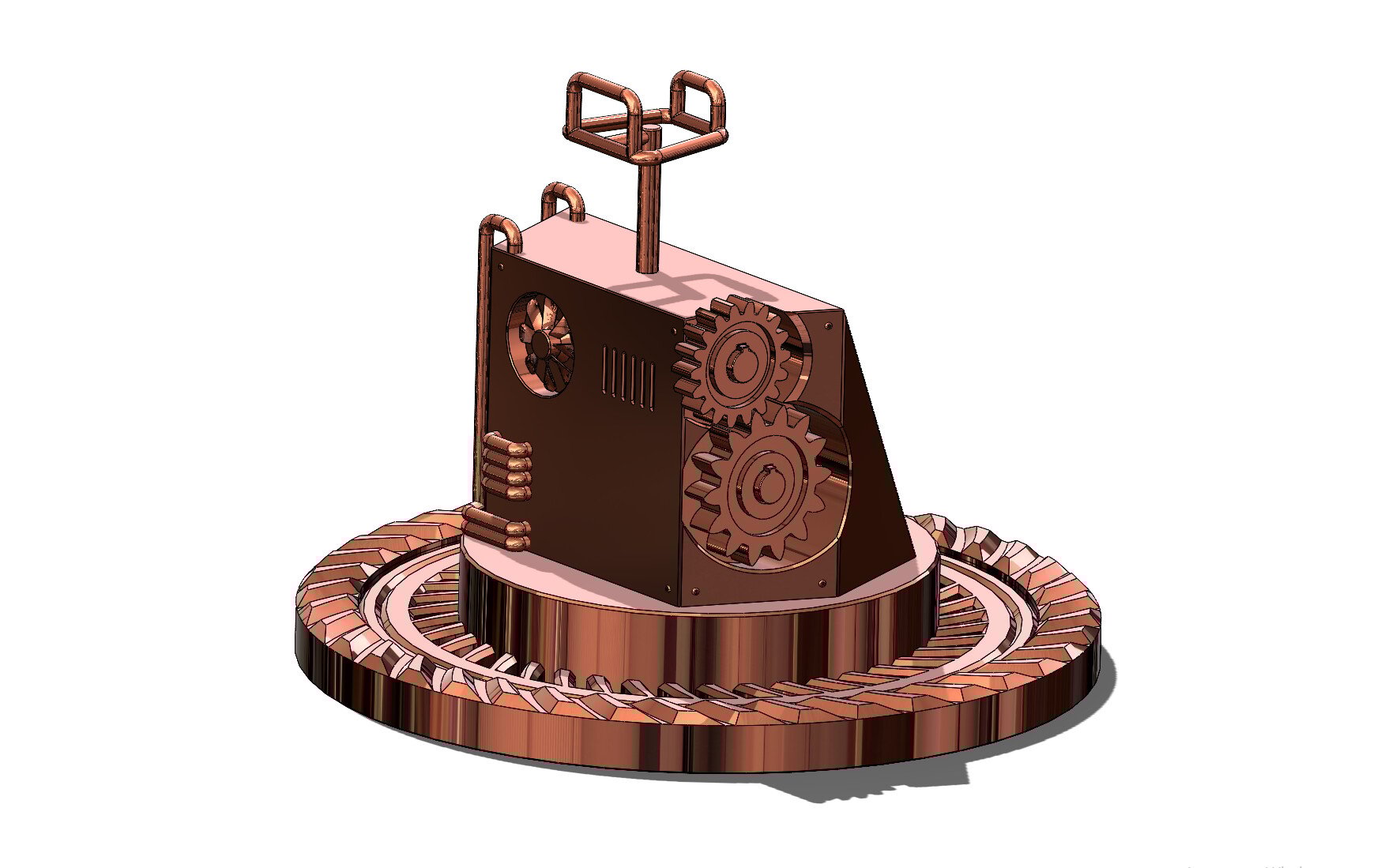 ArtStation - Steampunk Stand for Controller | Resources