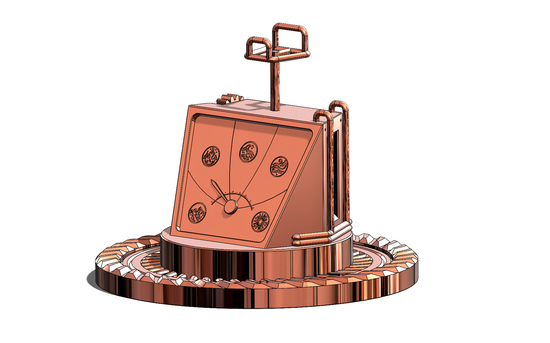 ArtStation - Steampunk Stand for Controller | Resources