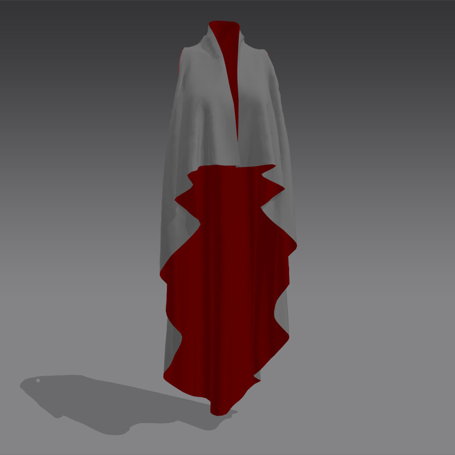 ArtStation - Clothes for Marvelous Designer: Fashon Cape Woman | Game ...