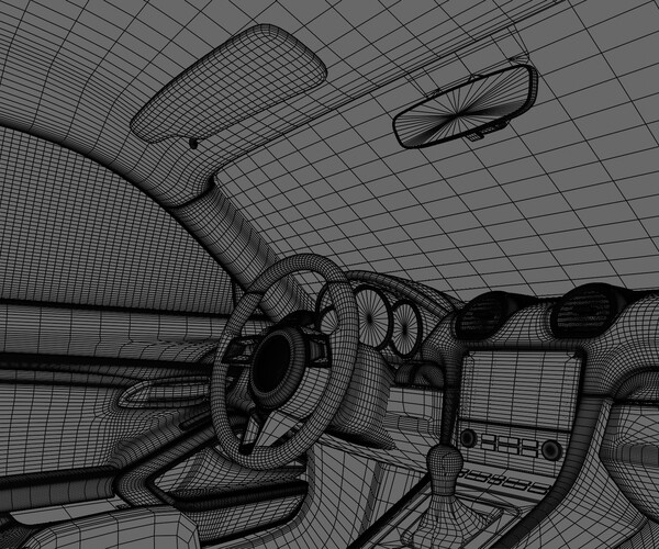 ArtStation - Porsche Cayman | Game Assets