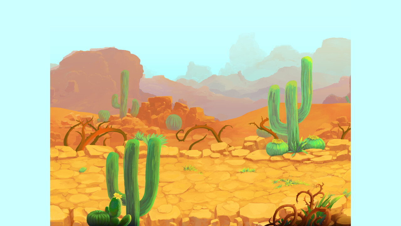 ArtStation - Desert - Game Background | Game Assets