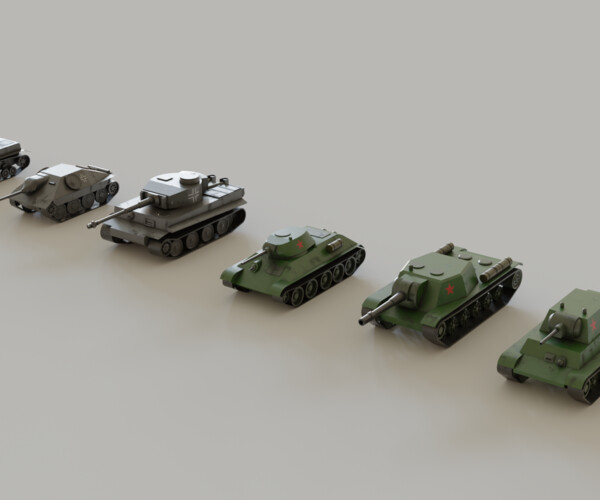 ArtStation - Tanks Pack | Game Assets
