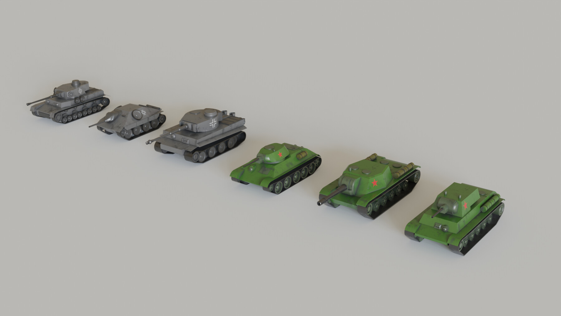 ArtStation - Tanks Pack | Game Assets