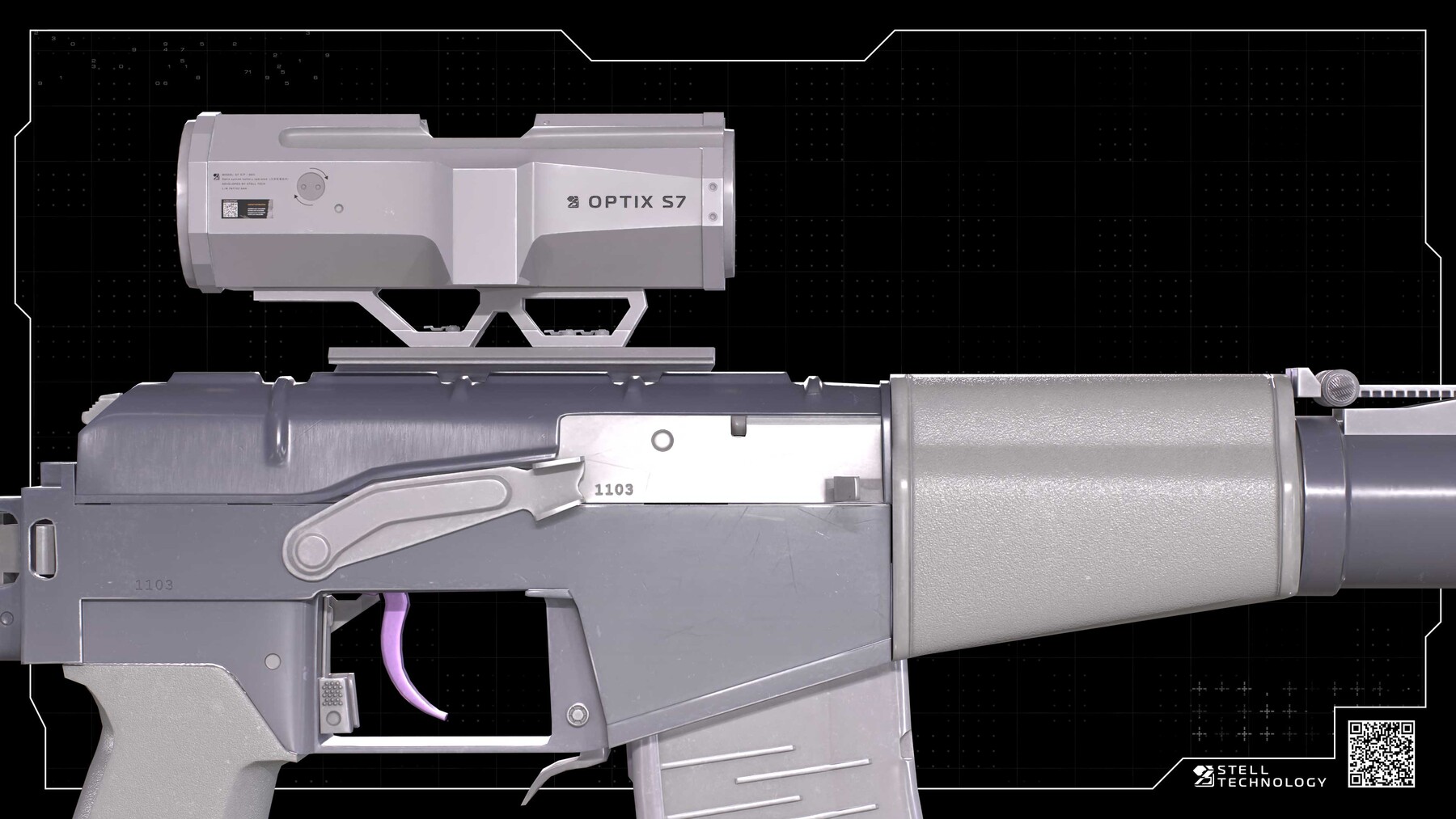 ArtStation - AS VAL TYPE III x MIDNIGNT X NETBLUE EDITION w MODULE SET | STELL TECH | Game Assets