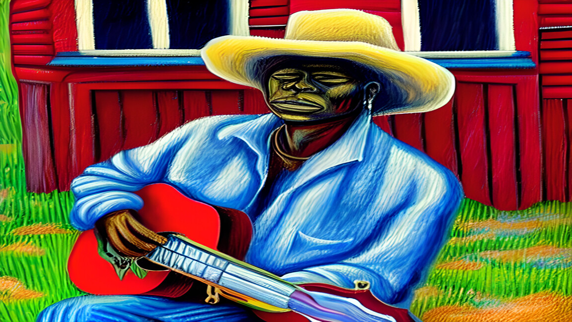 ArtStation - An artistic impression of a blues musician from the ...