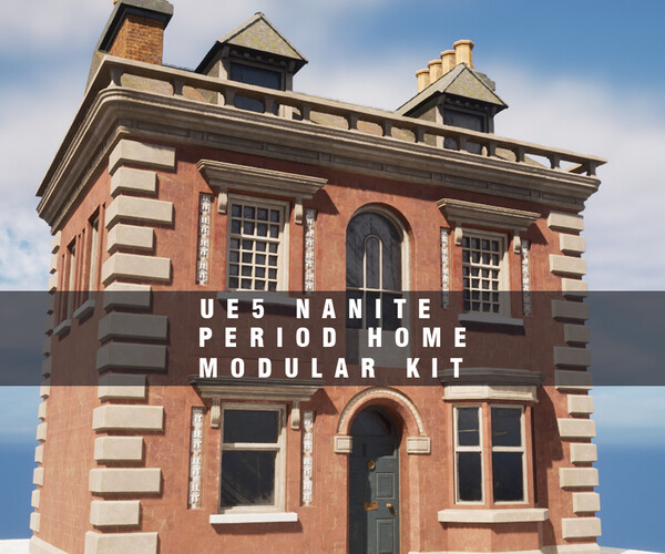 ArtStation - UE5 Nanite Quality Period Home Modular Kit | Game Assets