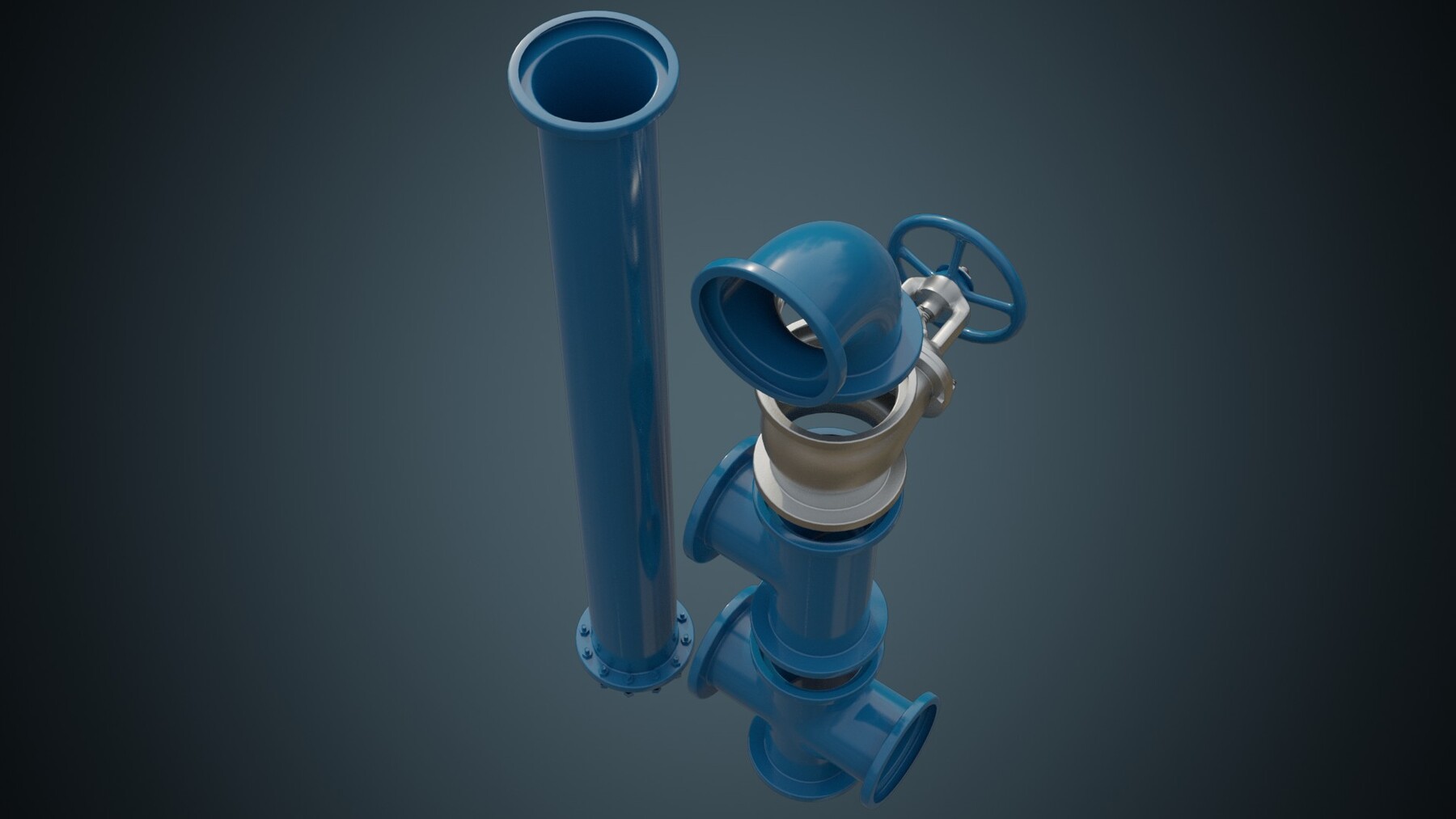 ArtStation - Industrial Pipes 5A | Game Assets