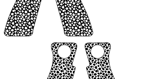 ArtStation - AR 15 Gun vector Skull Pattern svg dxf Laser engraving ...