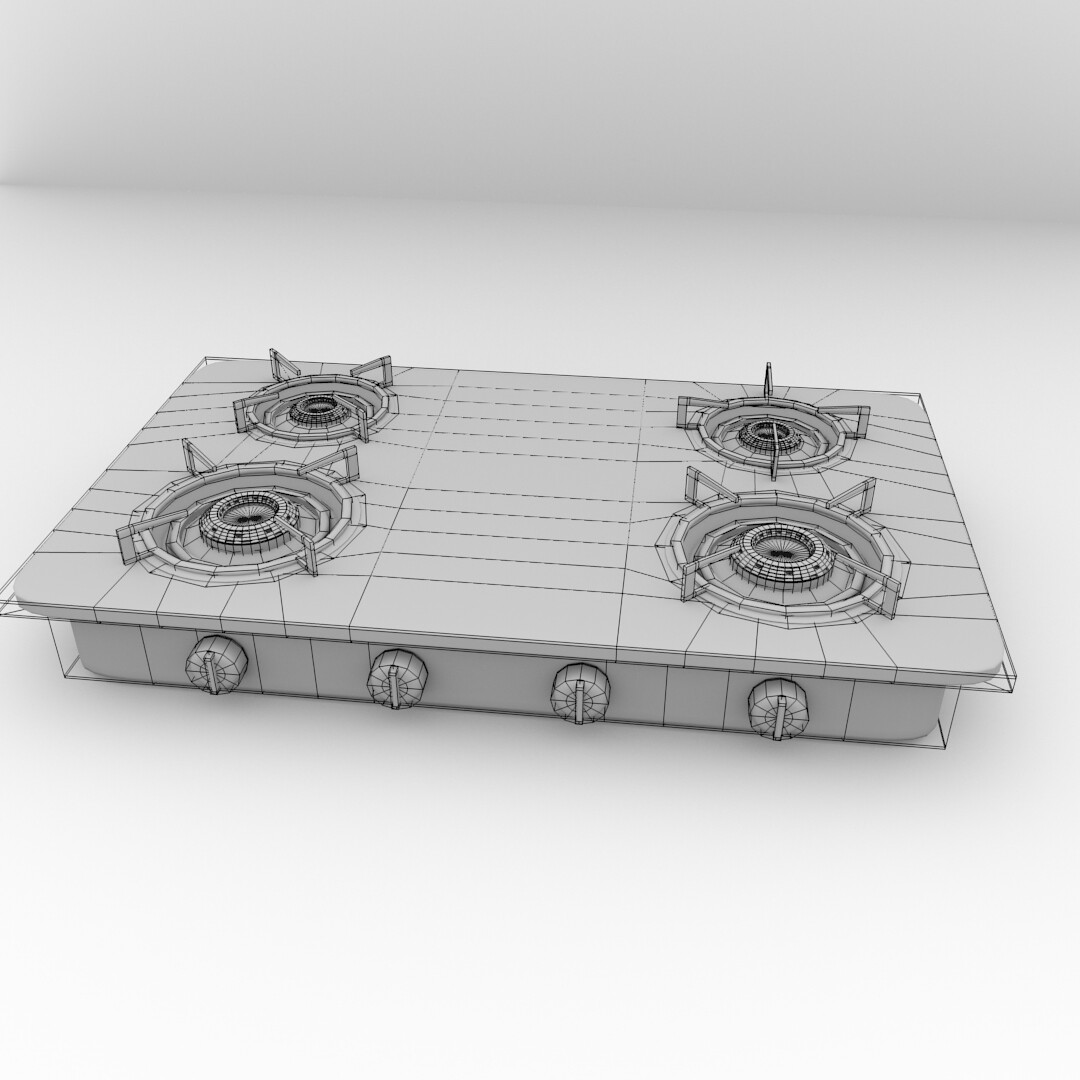 ArtStation - Burner Stove | Game Assets