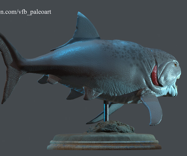ArtStation - Dunkleosteus terrelli - Statue for 3D printing | Resources