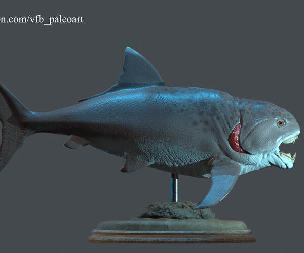 ArtStation - Dunkleosteus terrelli - Statue for 3D printing | Resources