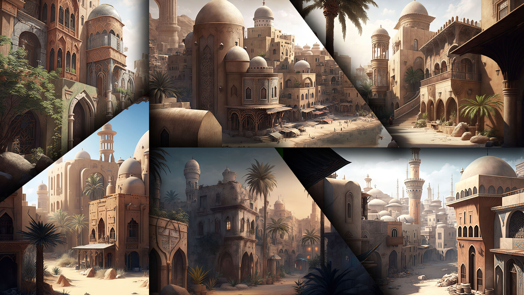 ArtStation - 106 Old Arab village (More Than 8K Resolution) | Artworks