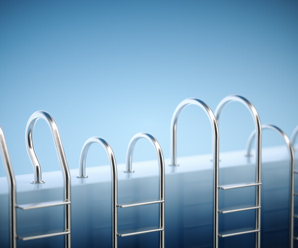 ArtStation - Pool Ladder Pack - 3D Models | Game Assets