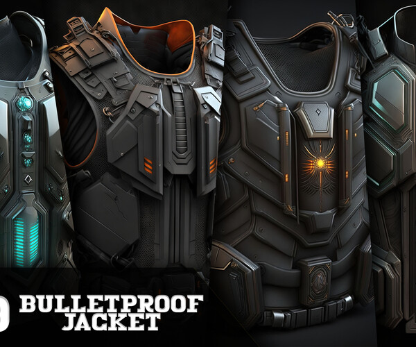 ArtStation - 109 bulletproof jacket (More Than 8K Resolution) | Artworks