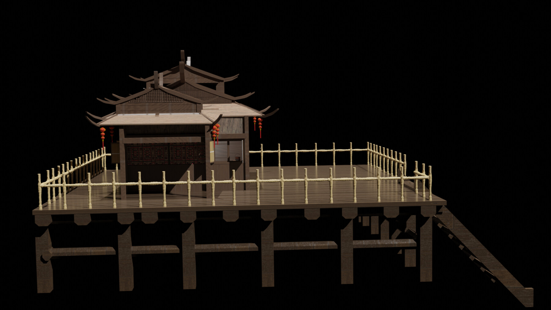 ArtStation - Chinese House 2 | Game Assets