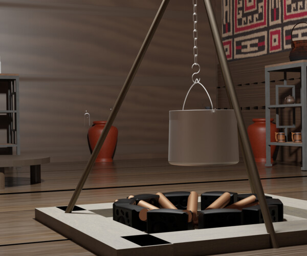 ArtStation - Chinese House 2 | Game Assets